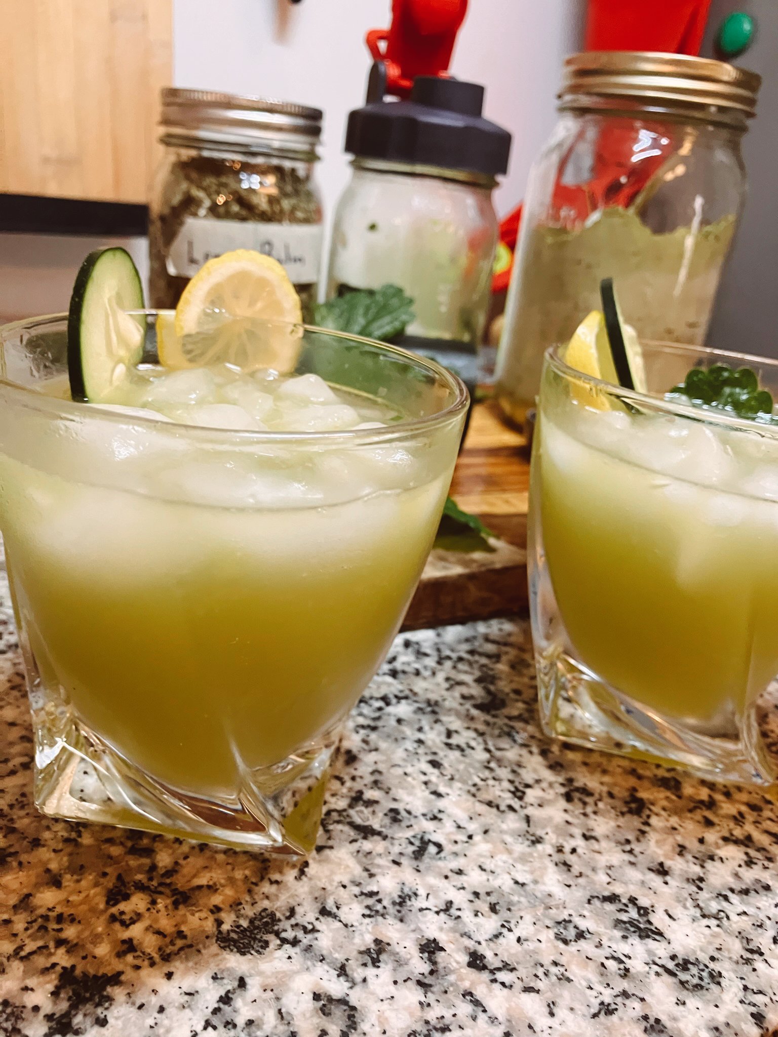 Calming Cortisol Mocktail Recipe with Matcha, Cucumber & Lemon Balm ...