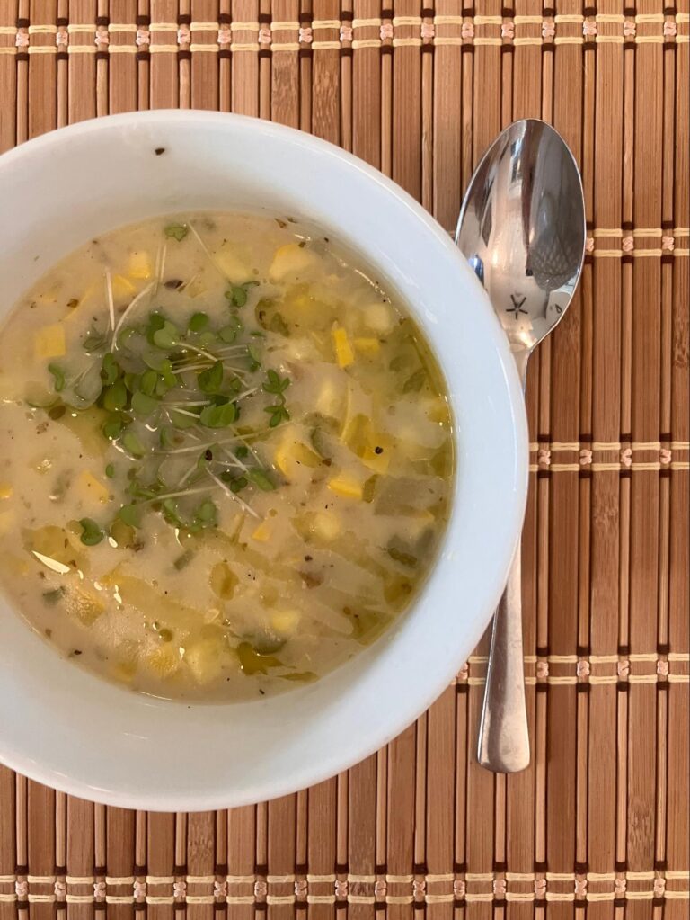 The Best Corn Chowder (Freeze for Later) - Quantum Microgreens